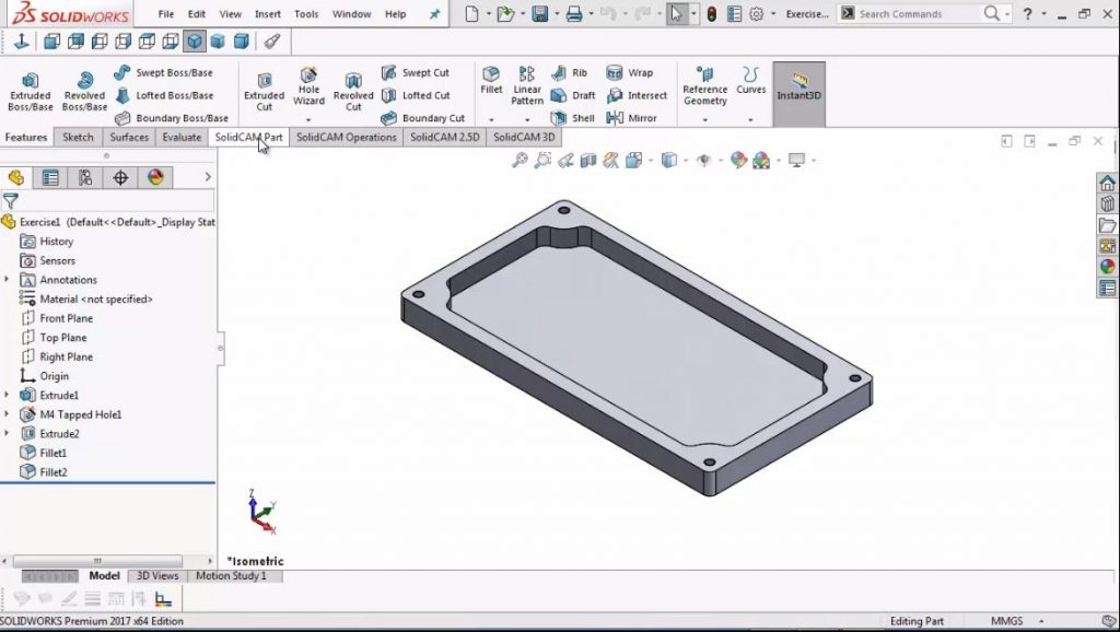 Create Project CAM Basic By SolidCAM - DETI Co., Ltd. | ศูนย์ฝึกอบรม ...