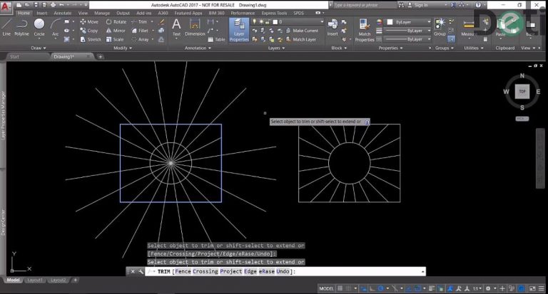 Multiply TRIM คำสั่งตัดเส้นหรือวัตถุที่ลากผ่านกันแบบอัตโนมัติ by ...